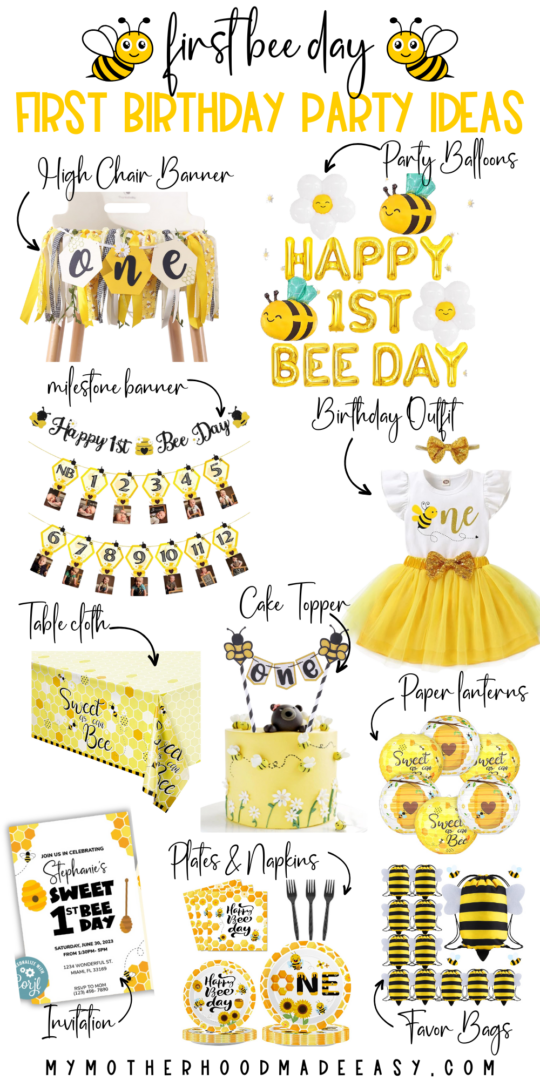 First Bee Day Birthday Theme Inspiration [DIY Friendly](2025)