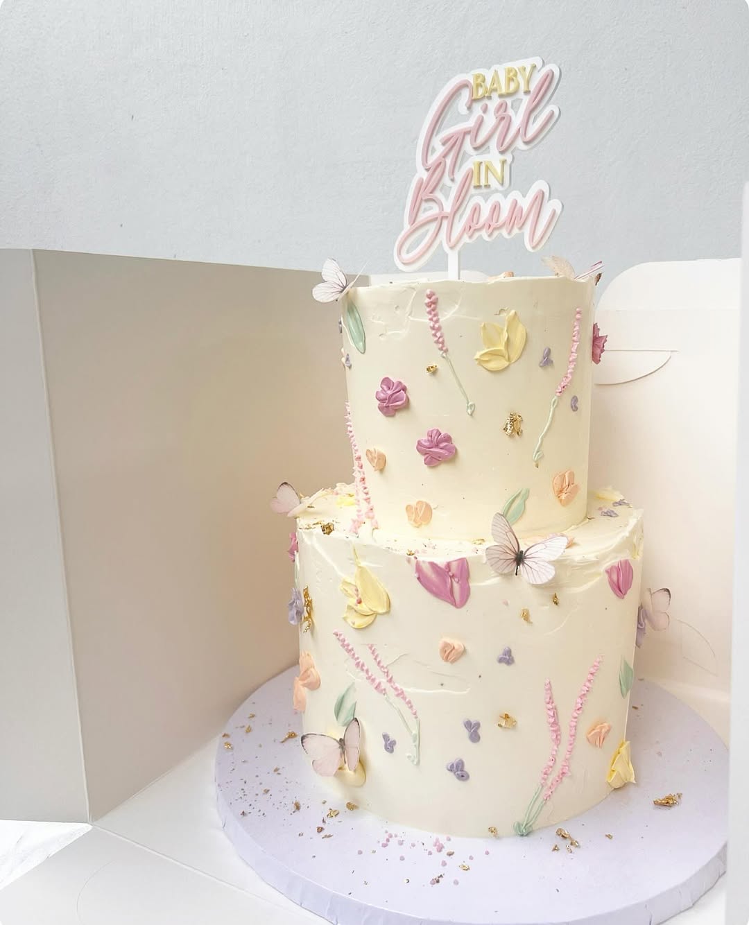 15+ Gorgeous Baby in Bloom Baby Shower Cake Ideas (2025)